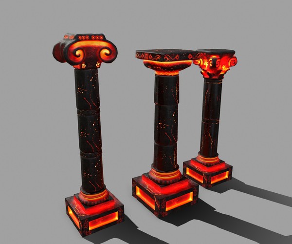 ArtStation - Pillar Set | Game Assets