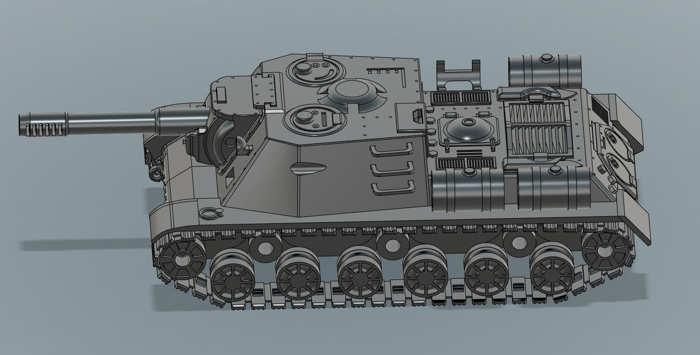 ArtStation - ISU-152 - 3D Print Ready | Resources