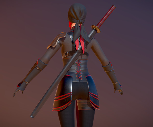 ArtStation - Ninja Demon Hunter | Game Assets