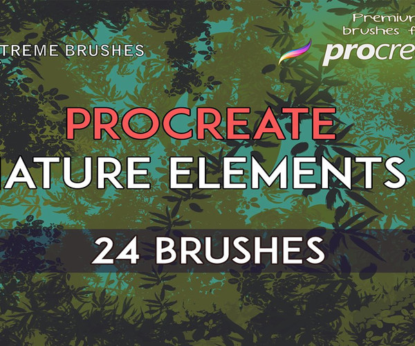 ArtStation - Procreate Nature Elements 2 | Brushes