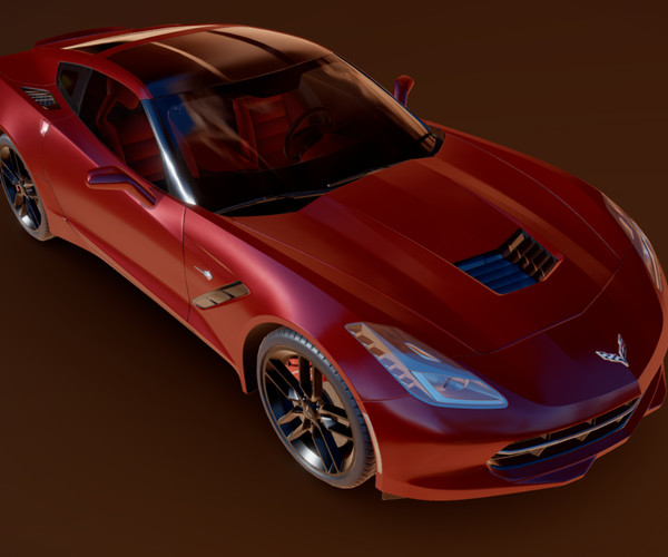 ArtStation - Chevrolet Corvette Stingray | Game Assets
