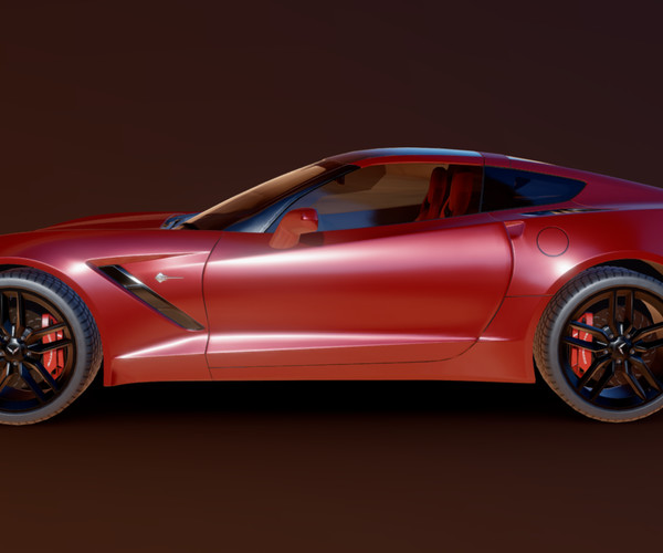 ArtStation - Chevrolet Corvette Stingray | Game Assets