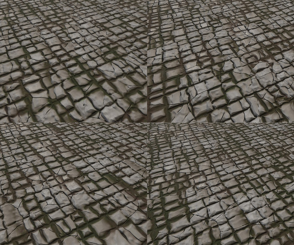 ArtStation - Stylized Stone Floor (Free) | Game Assets