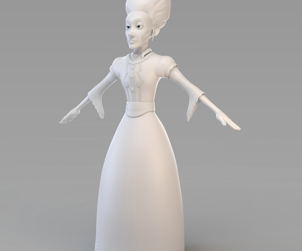ArtStation - Cartoon Old Princess | Resources