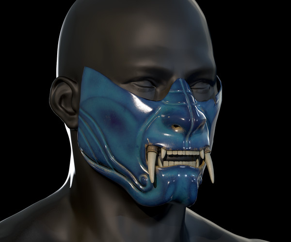 ArtStation - Samurai Mask ver1 | Game Assets