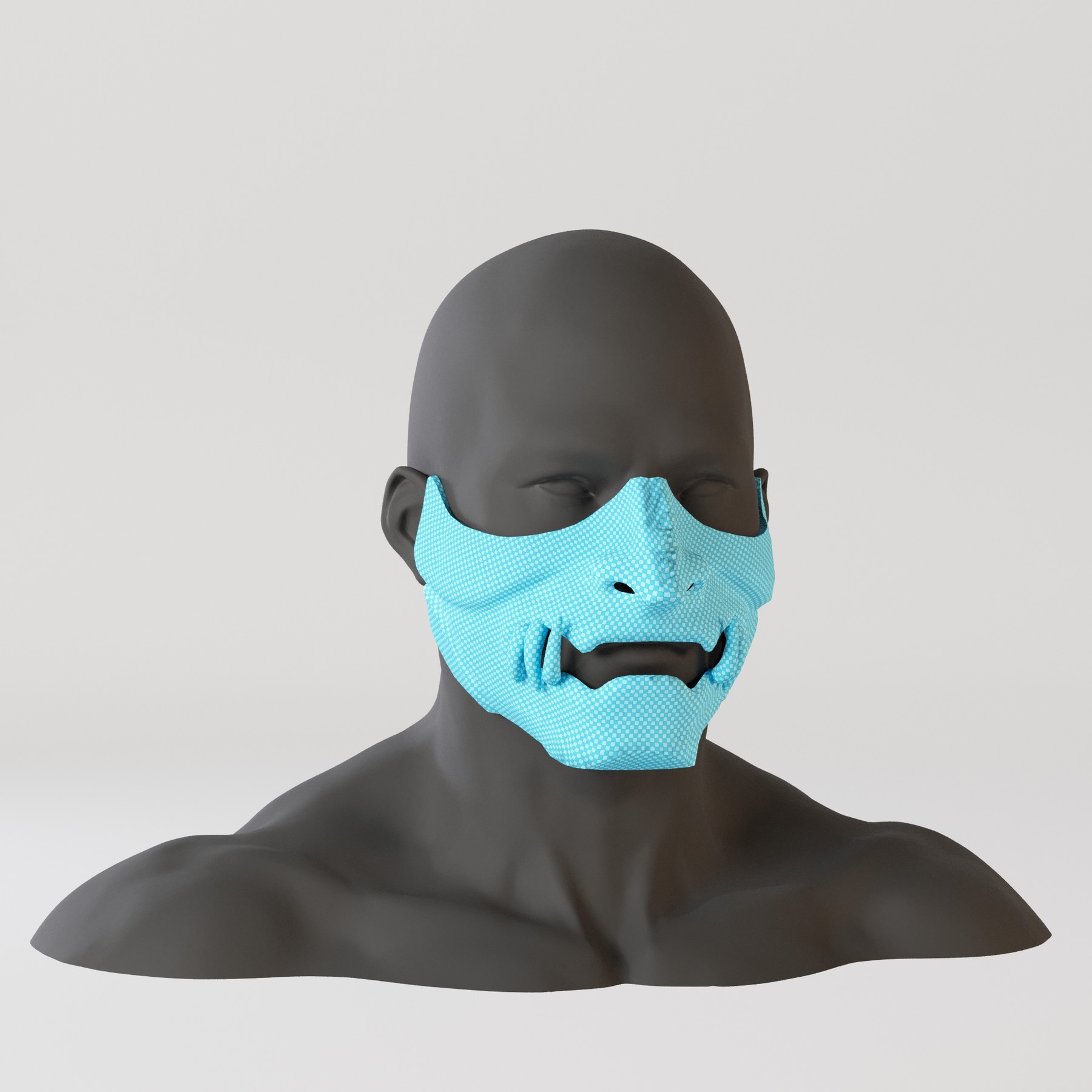 ArtStation - Samurai Mask ver1 | Game Assets