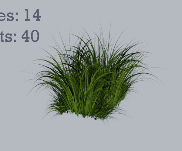 ArtStation - Low-Poly Grass Pack | Game Assets
