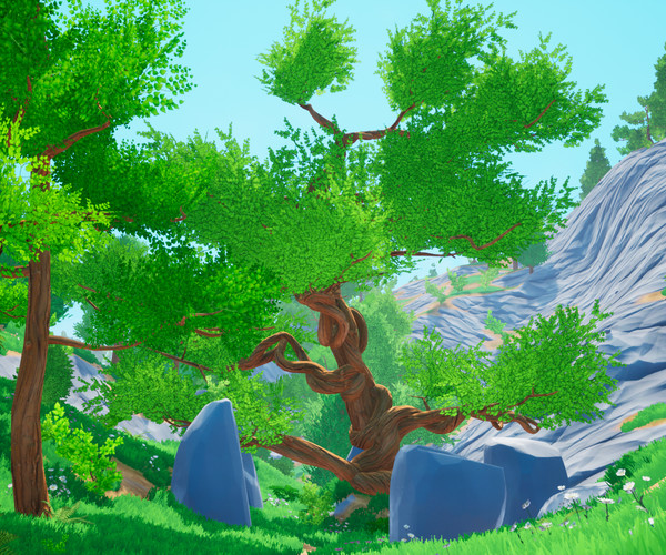 ArtStation - Stylized Forest Asset Pack | Game Assets