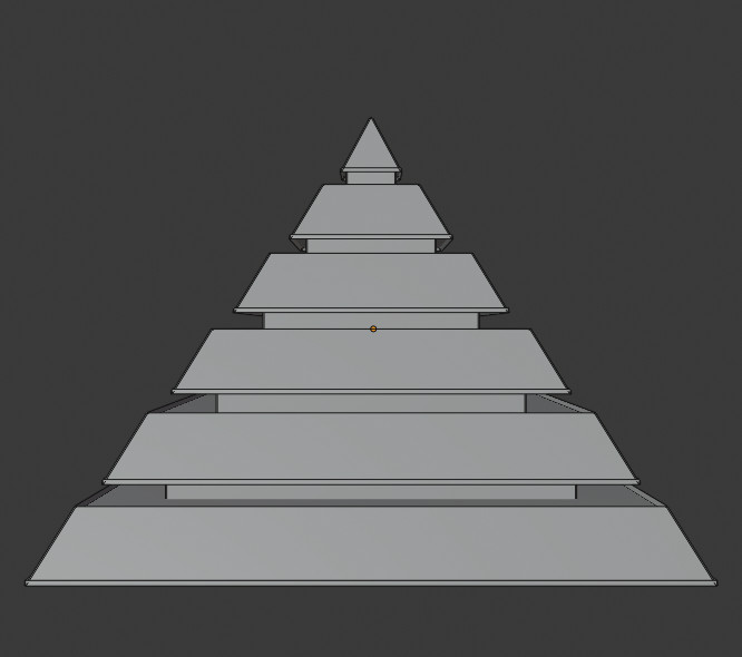 ArtStation - Golden and Green Marbled Pyramid with Squared Spike | Game ...