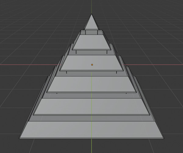 ArtStation - Golden and Green Marbled Pyramid with Squared Spike | Game ...