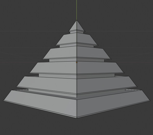 ArtStation - Golden and Green Marbled Pyramid with Squared Spike | Game ...