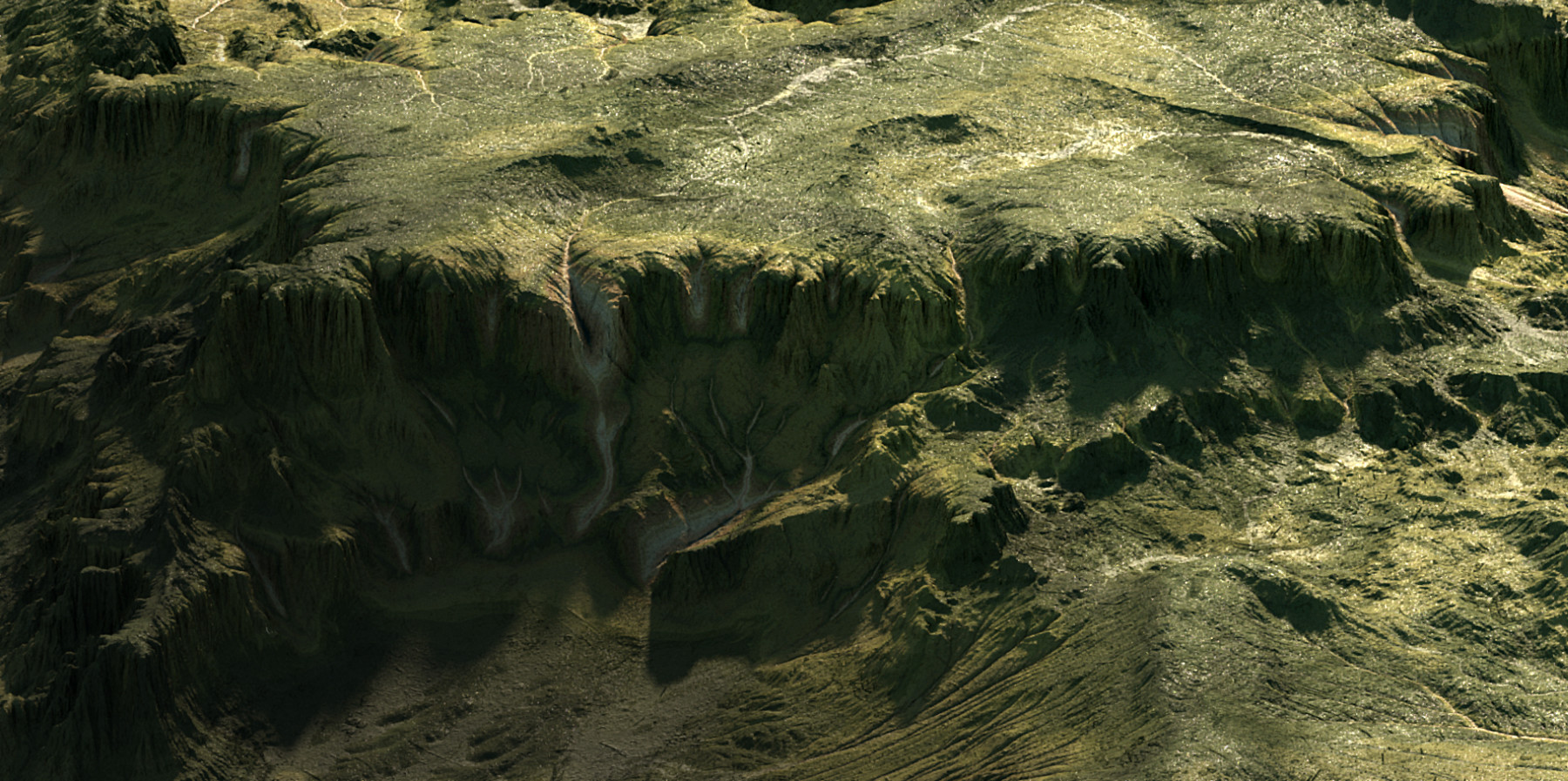 ArtStation - Height/Displacement map pack IV Alien Mountains/Cliffs ...