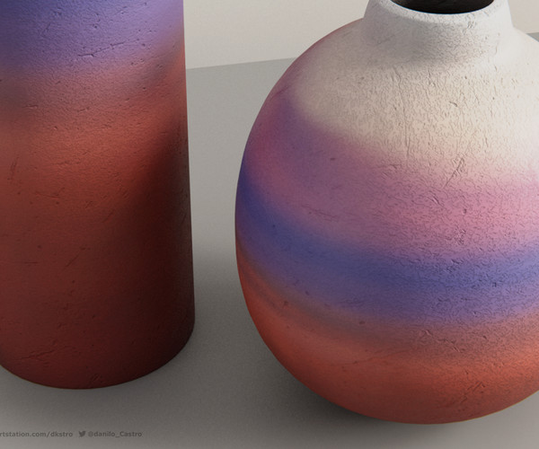ArtStation - ATACAMA DECORATIVE VASE | 3D model | 4k Textures | 2 Sizes ...