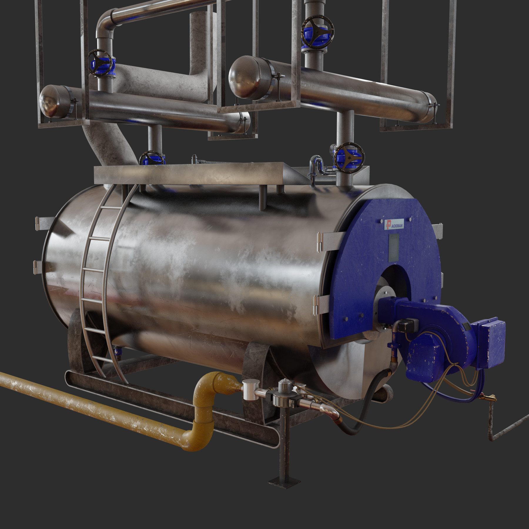 ArtStation - Boiler & Domestic hot water Tank | Resources