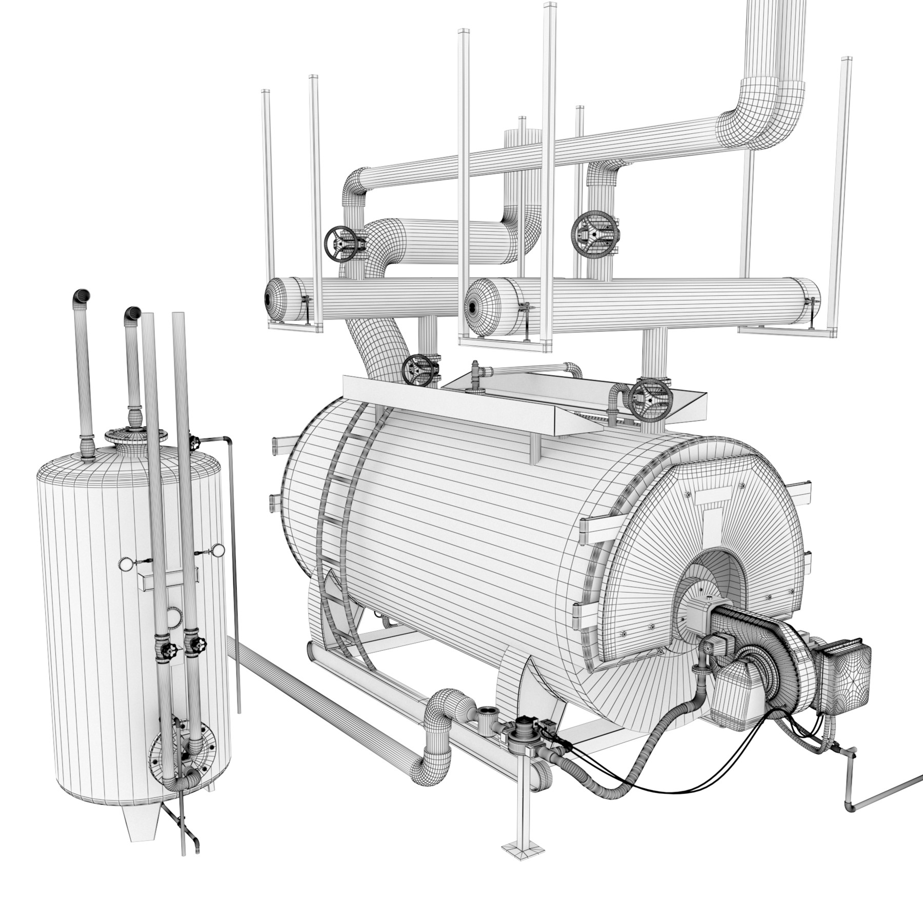 ArtStation - Boiler & Domestic hot water Tank | Resources