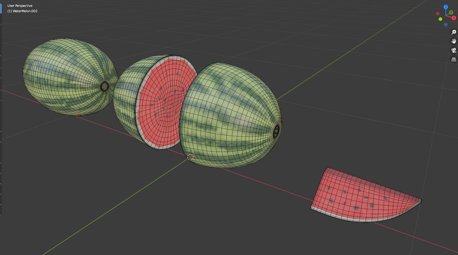 ArtStation - Watermelon 3D Model | Game Assets