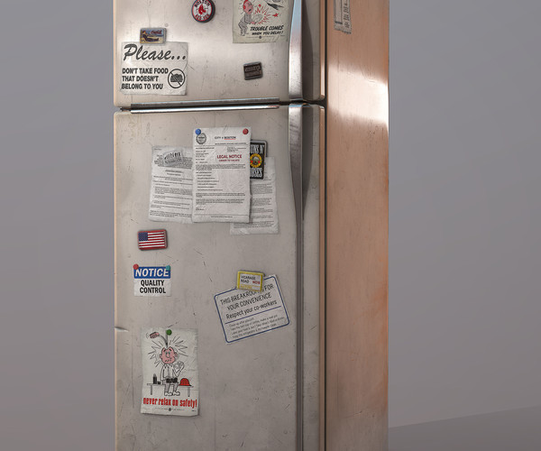 ArtStation - 80's Refrigerator | Tutorials