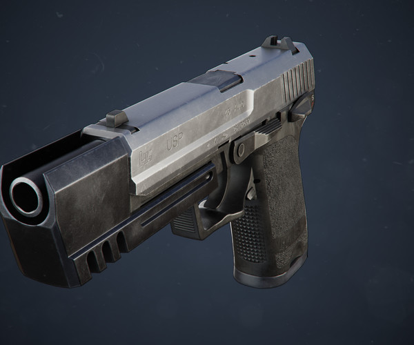 ArtStation - H&K USP Match Handgun | Game Assets