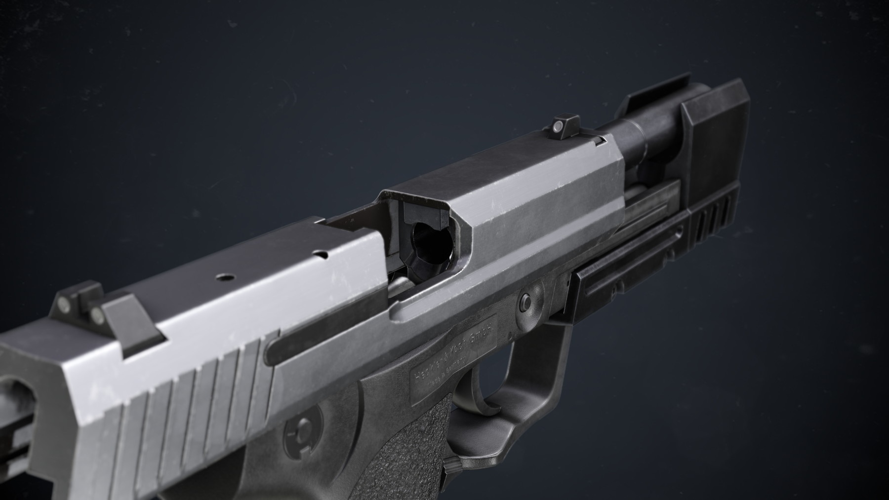 ArtStation - H&K USP Match Handgun | Game Assets