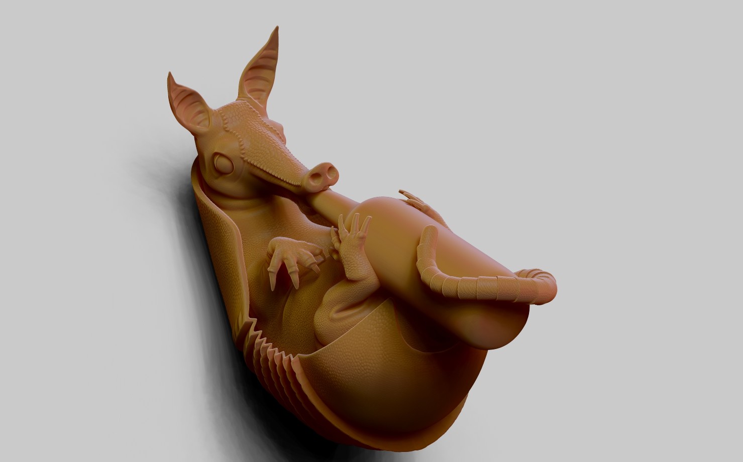 ArtStation - Armadillo Stylize 3d Model For 3D printing 3D print model ...