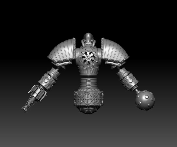 ArtStation - The mechanical golem | Resources