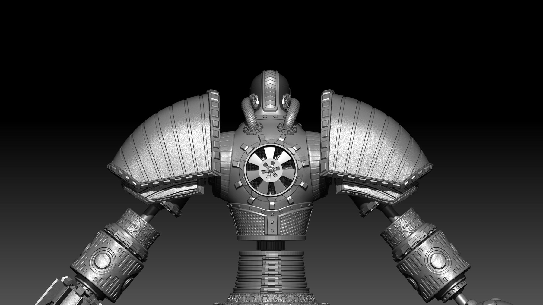 ArtStation - The mechanical golem | Resources