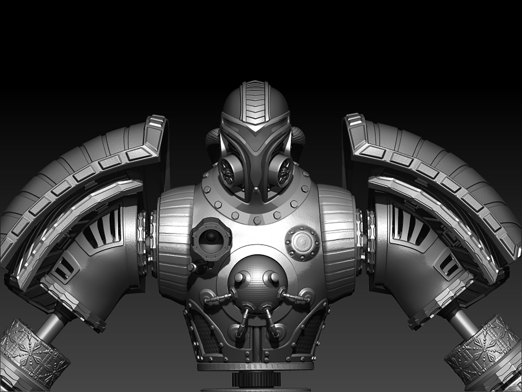 ArtStation - The mechanical golem | Resources