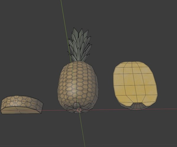 ArtStation - Pineapple 3D Model | Game Assets