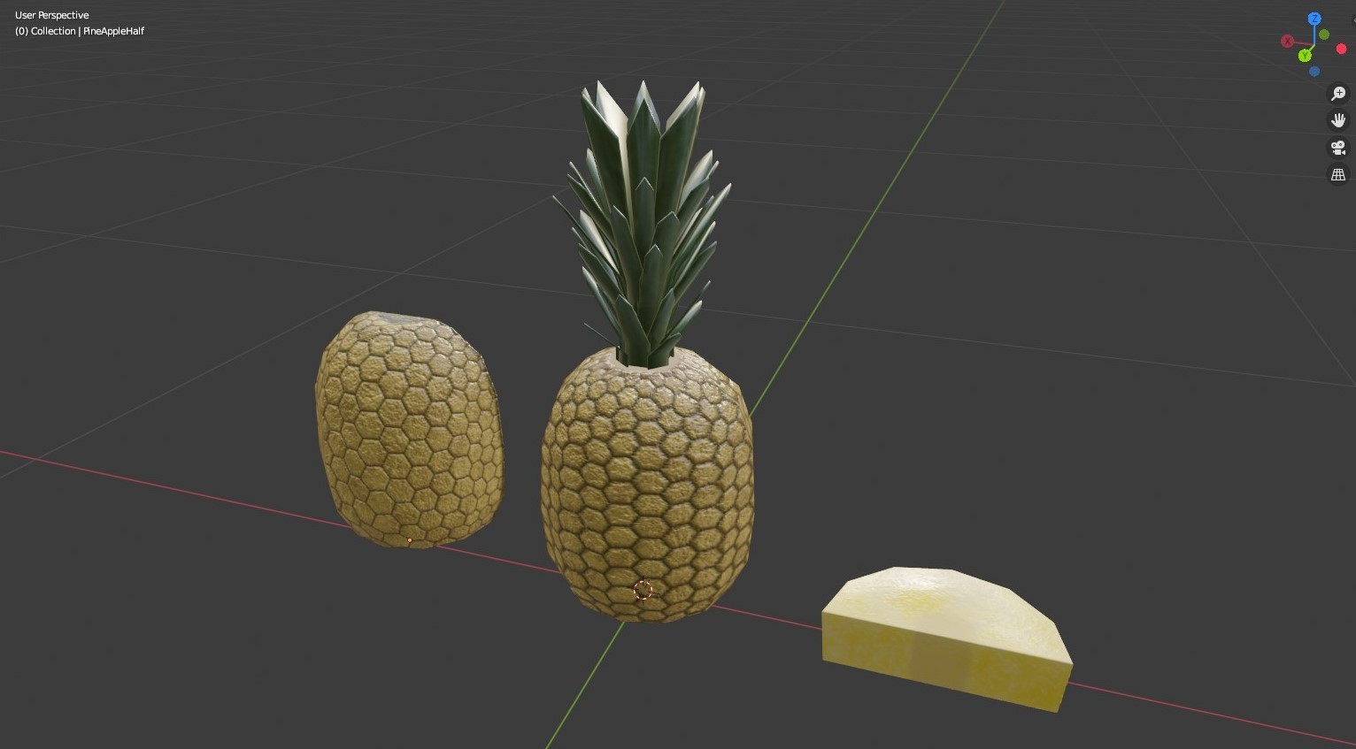 ArtStation - Pineapple 3D Model | Game Assets
