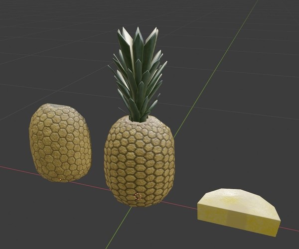 ArtStation - Pineapple 3D Model | Game Assets