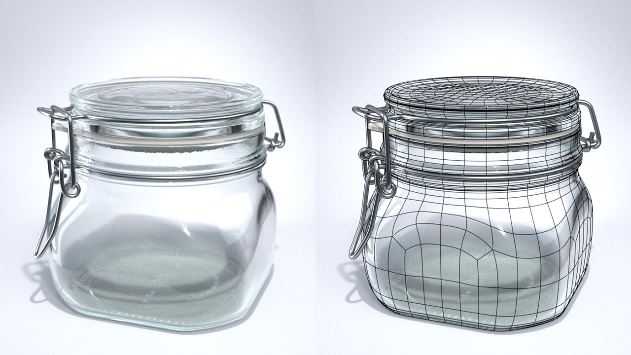 ArtStation - Clamp Jar, Bottle + Animation | Resources
