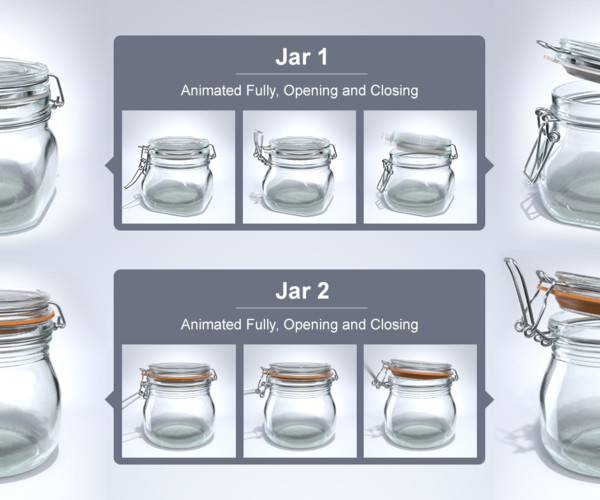 ArtStation - Clamp Jar, Bottle + Animation | Resources