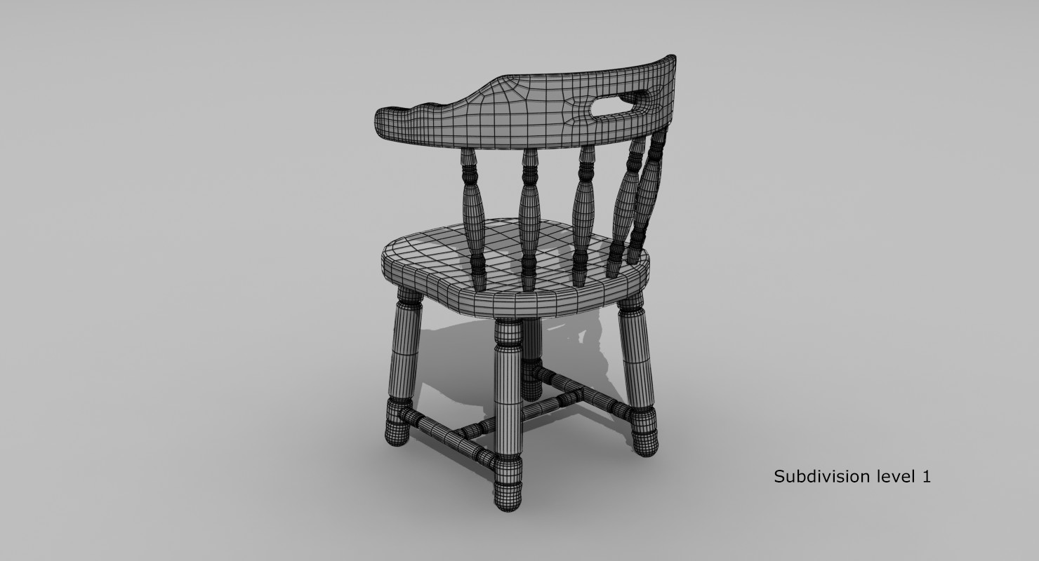 ArtStation - Worn wooden chair | Resources