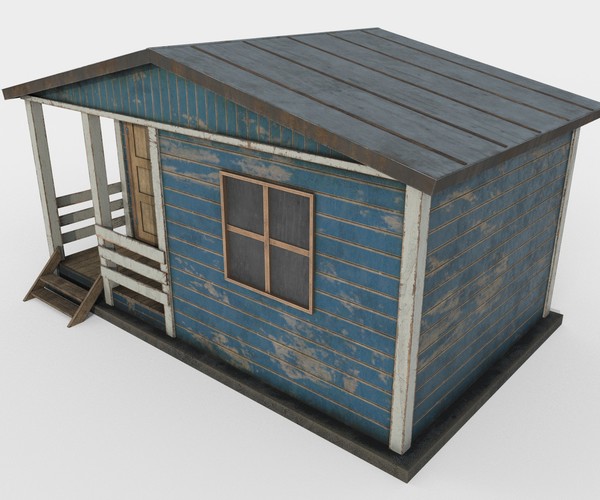 ArtStation - Worn Shed | Game Assets