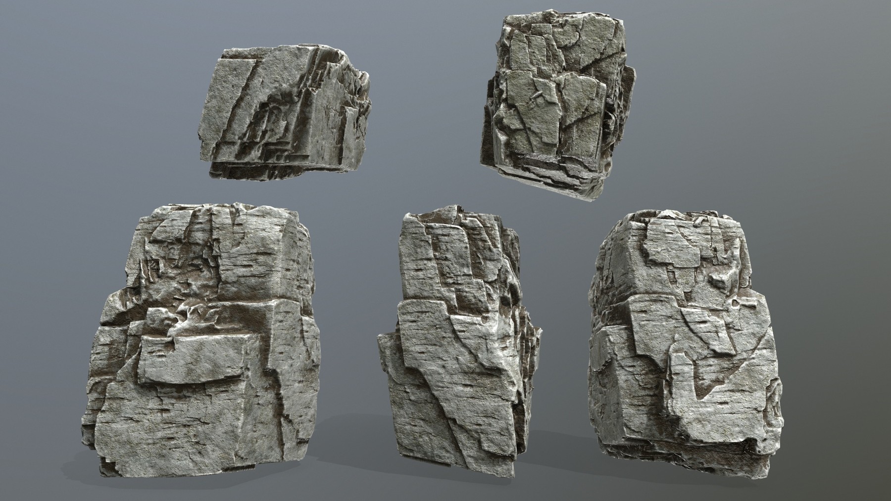 ArtStation - rock set | Game Assets