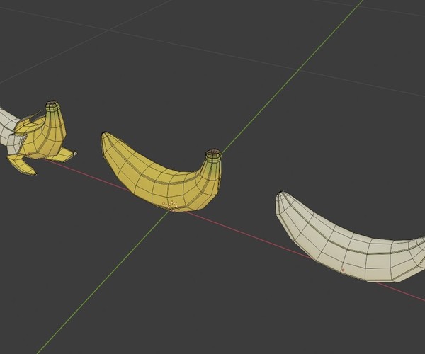 ArtStation - Banana 3D Model | Game Assets