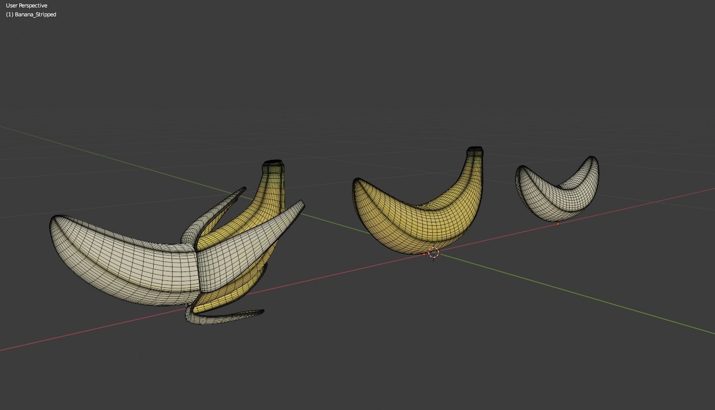 ArtStation - Banana 3D Model | Game Assets