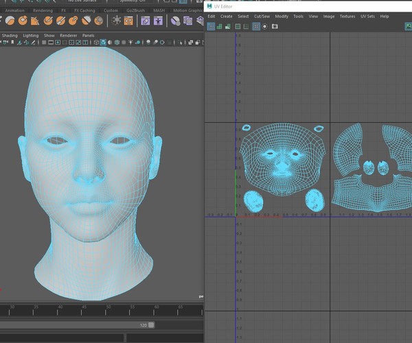 ArtStation - Free Base Mesh From Project With Good Topology And UV ...