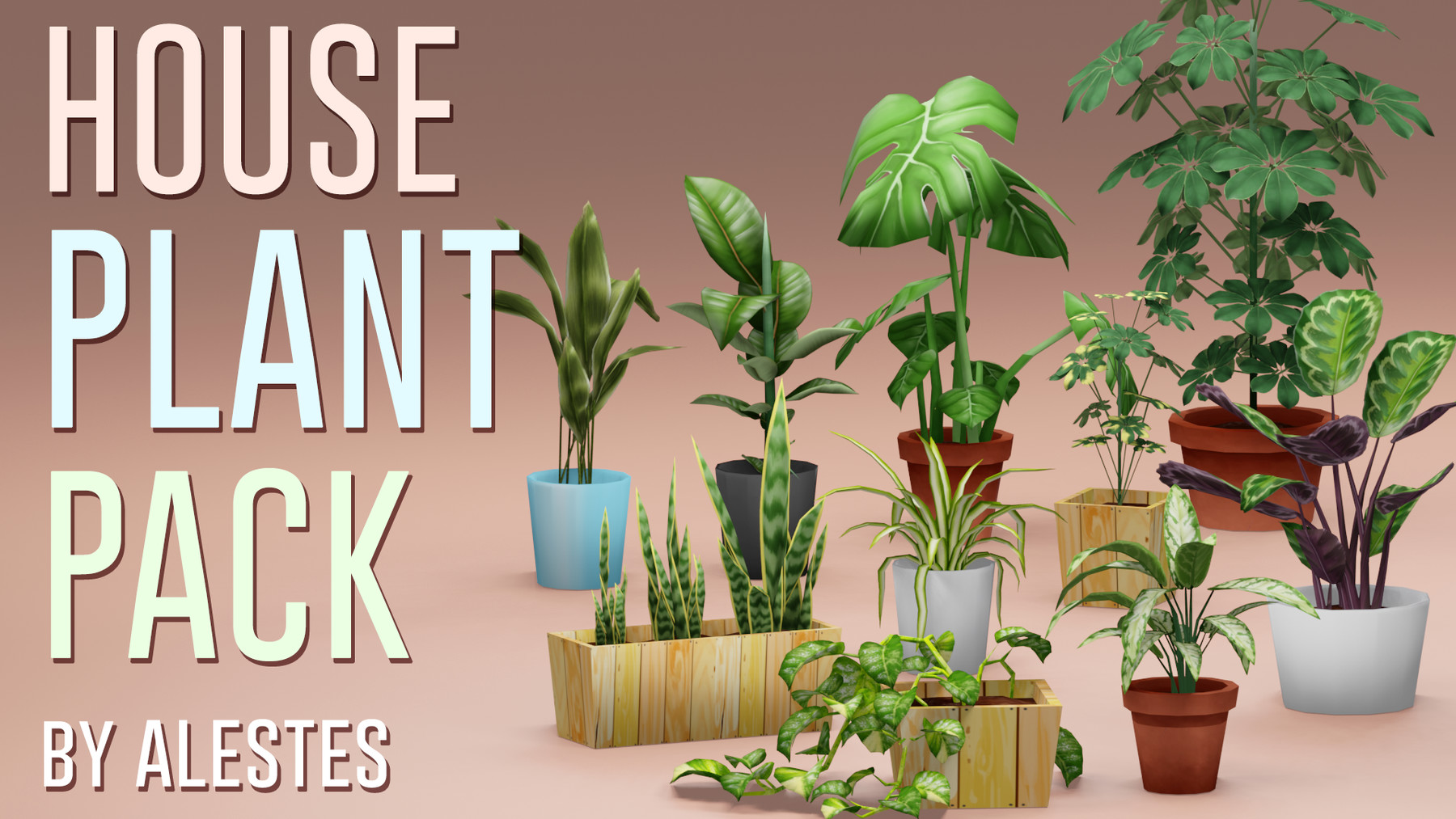 ArtStation - House Plant Model Pack | Game Assets