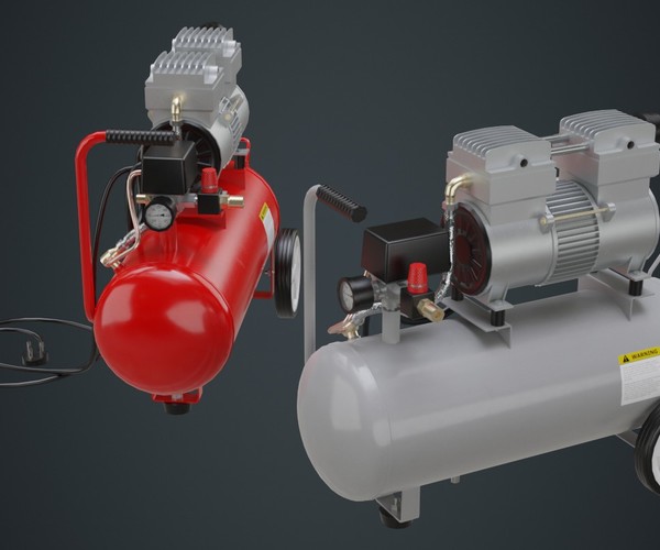 ArtStation - Air Compressor 3A | Game Assets