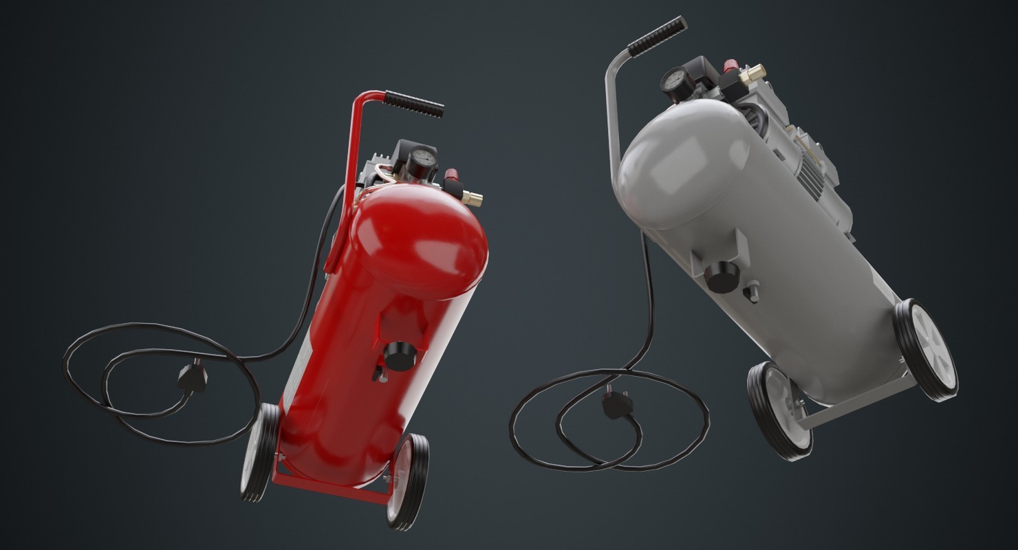 ArtStation - Air Compressor 3A | Game Assets
