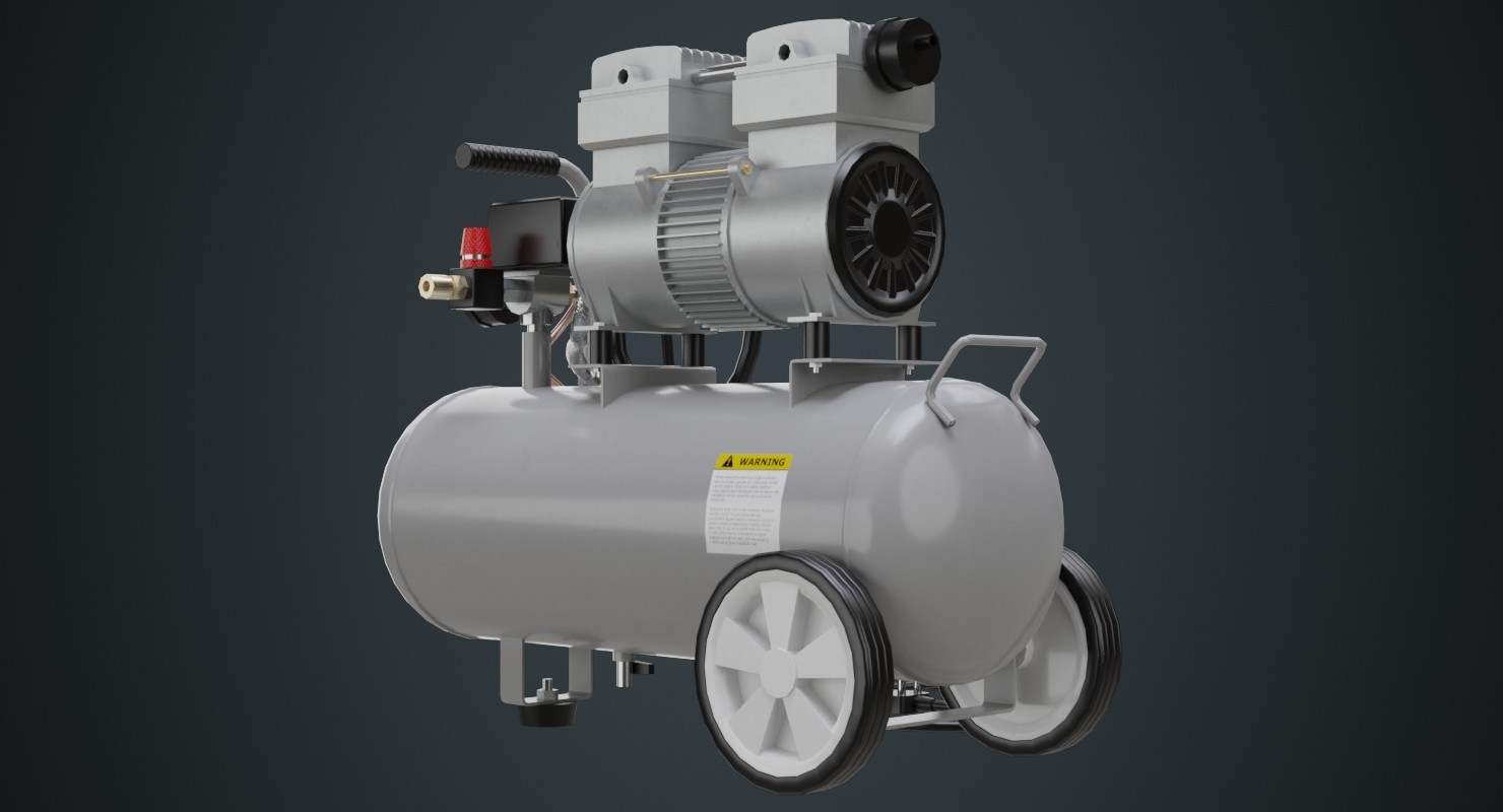 ArtStation - Air Compressor 3A | Game Assets