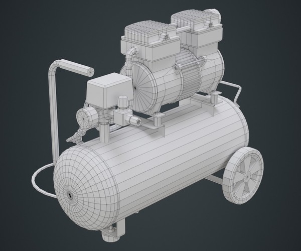 ArtStation - Air Compressor 3A | Game Assets