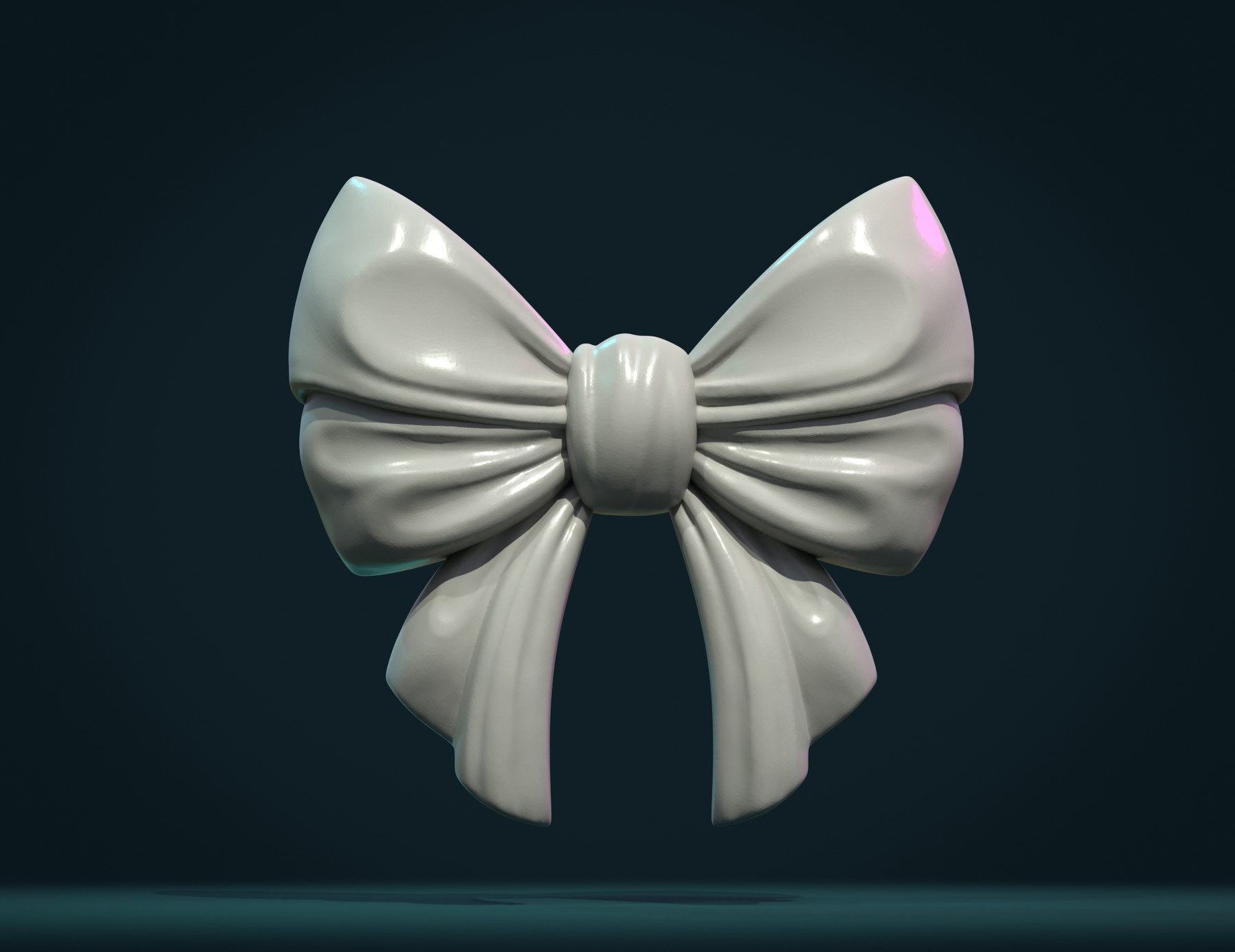 ArtStation - Bow Ribbon relief | Resources