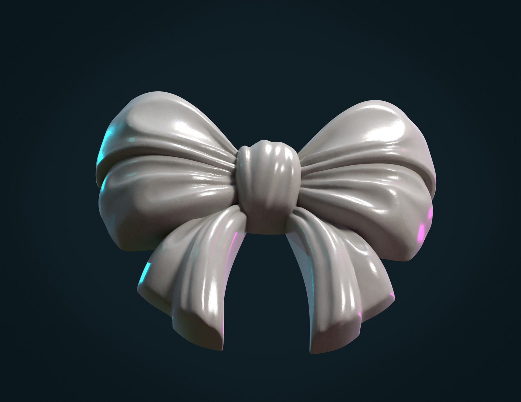 ArtStation - Bow Ribbon relief | Resources