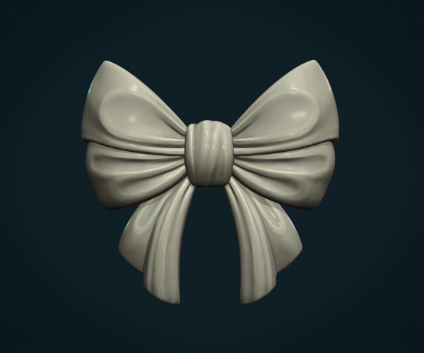 ArtStation - Bow Ribbon relief | Resources