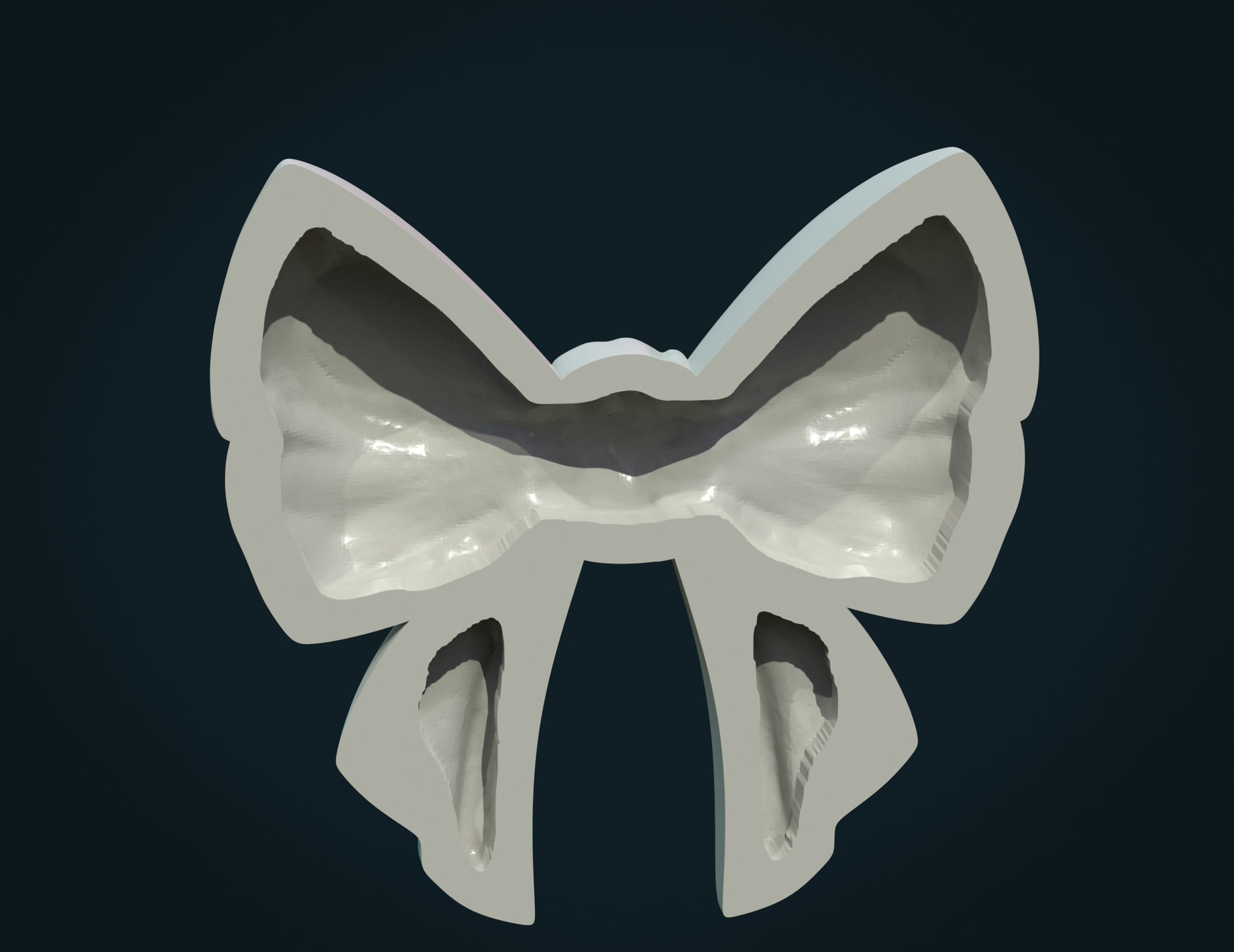 ArtStation - Bow Ribbon relief | Resources