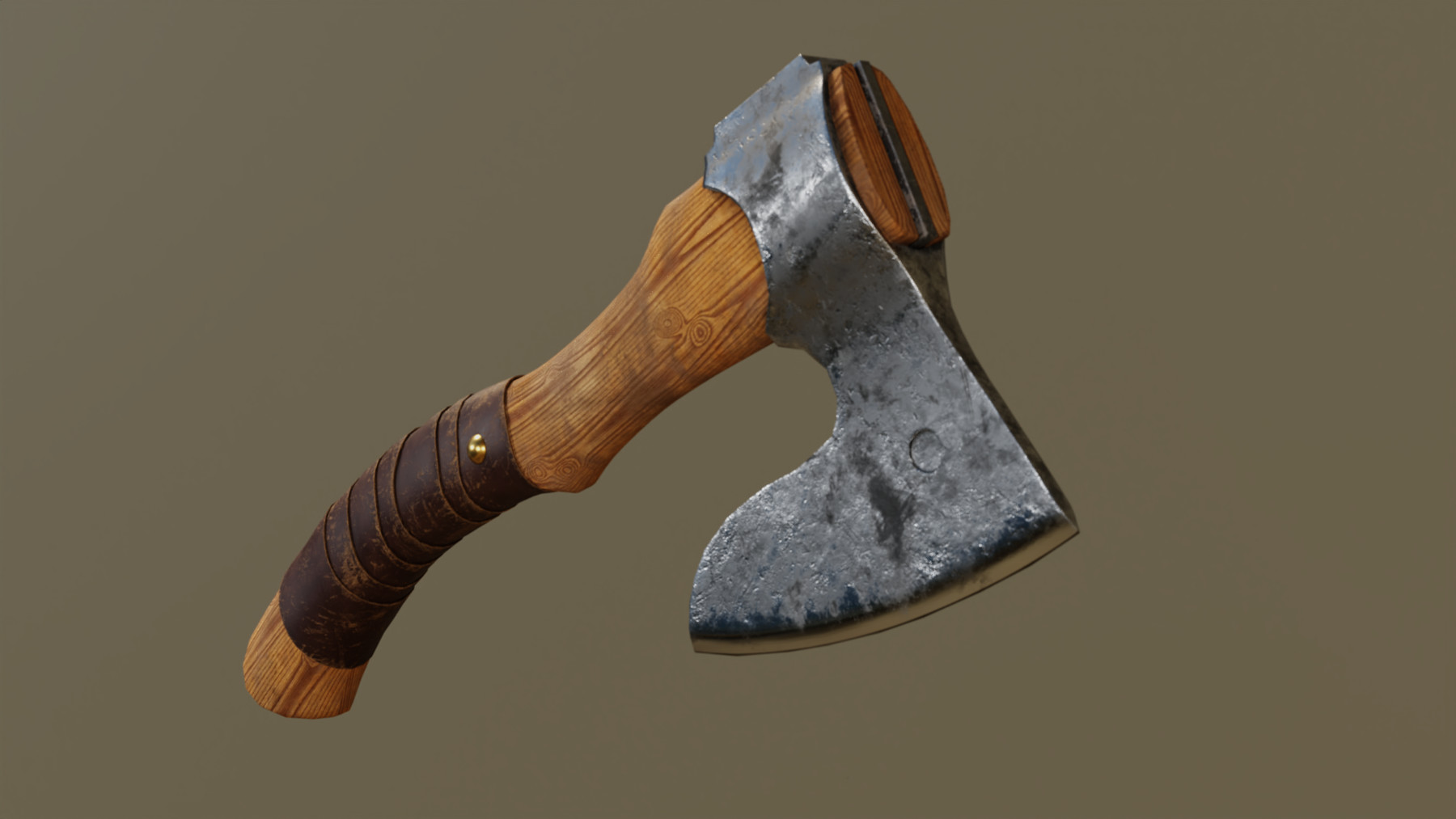 ArtStation - Axe low poly and high poly 3d model | Game Assets