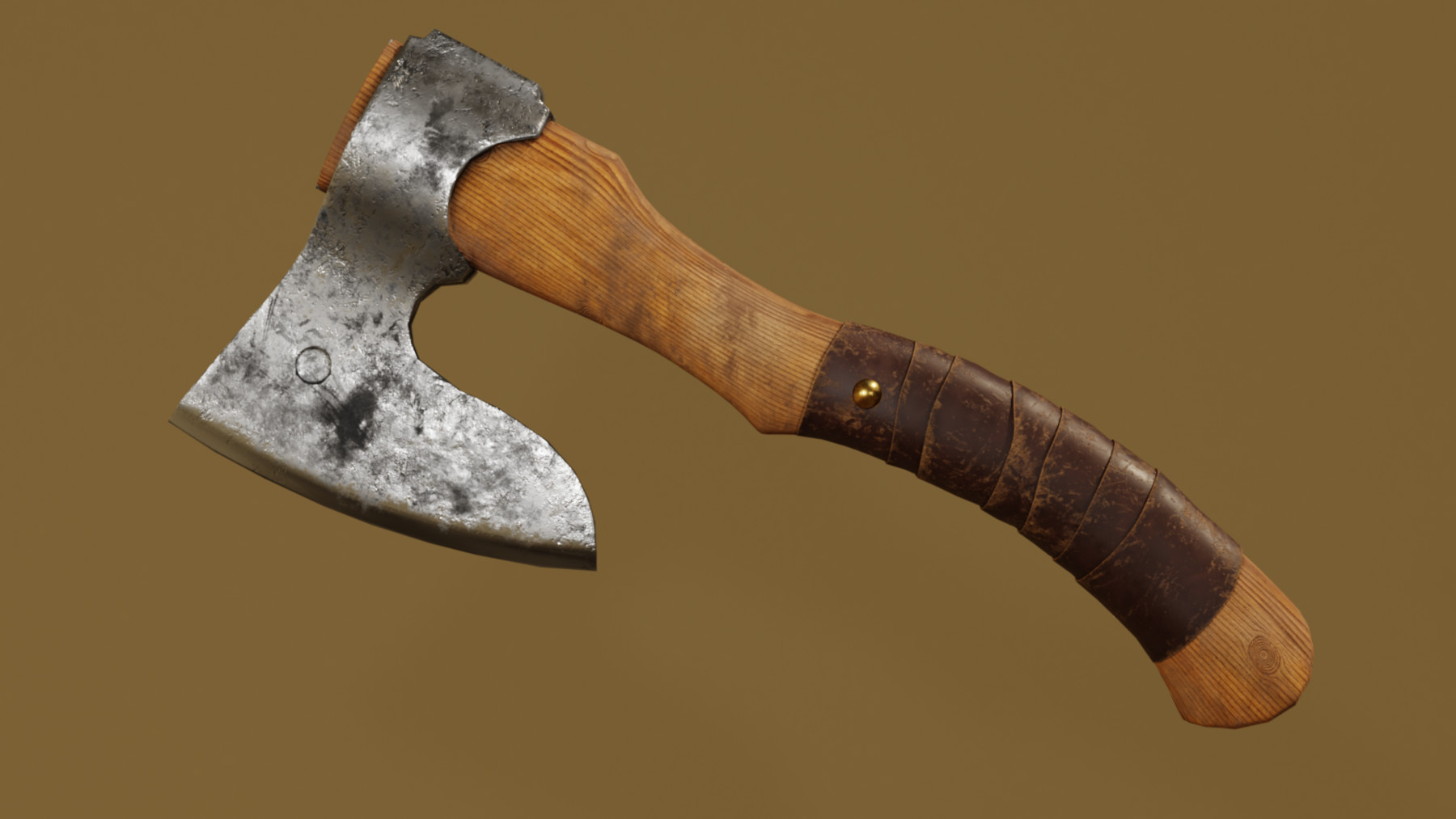 ArtStation - Axe low poly and high poly 3d model | Game Assets