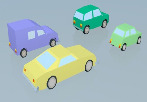 ArtStation - Low Poly Cars | Resources